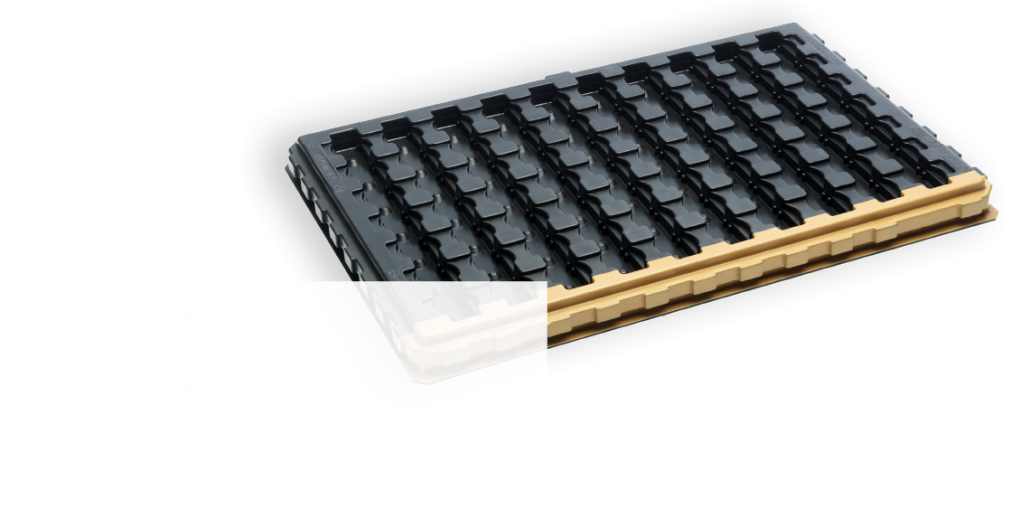 Boxes with integrated lid - Wellplast